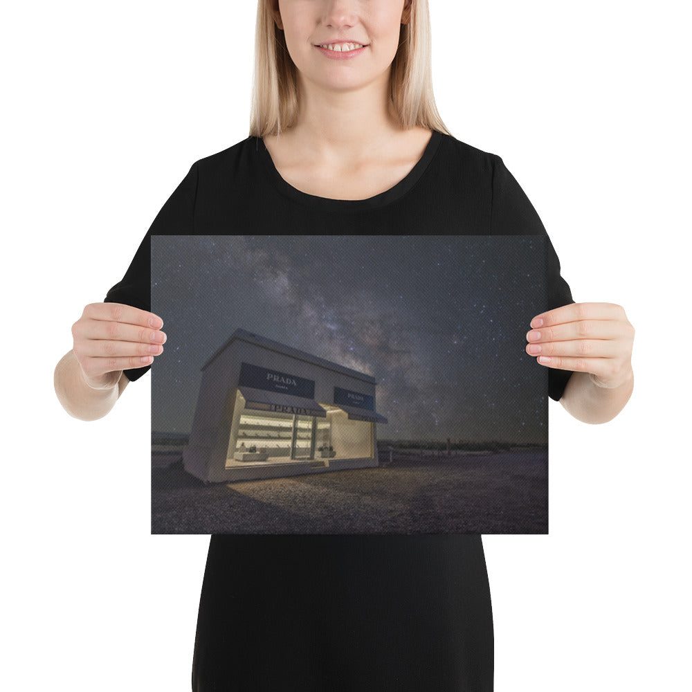Prada Marfa Milky Way Canvas – Tony Maples Photography